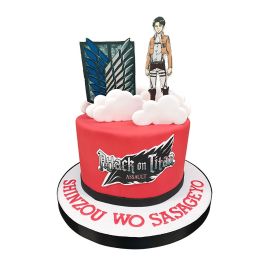 Book your Attack on Titan Manga themed birthday cake at The French Cake ...